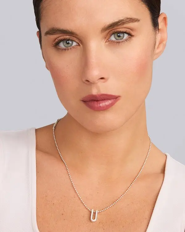 Lagos Sterling And Diamond Pendant Necklace