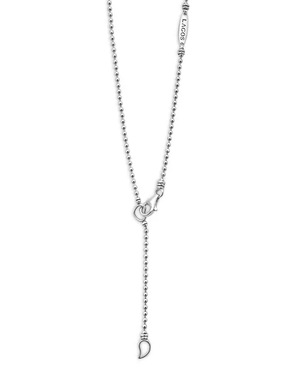 Lagos Sterling And Diamond Pendant Necklace