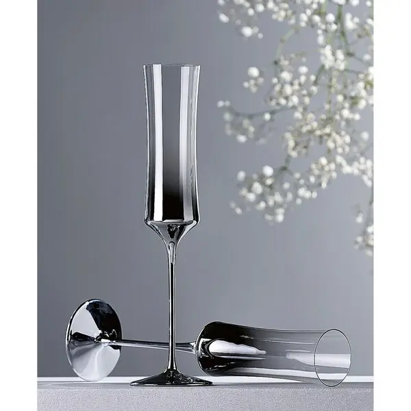 NUDE GLASS Dream Parade Flute Champagne Glasses, Set Of 2