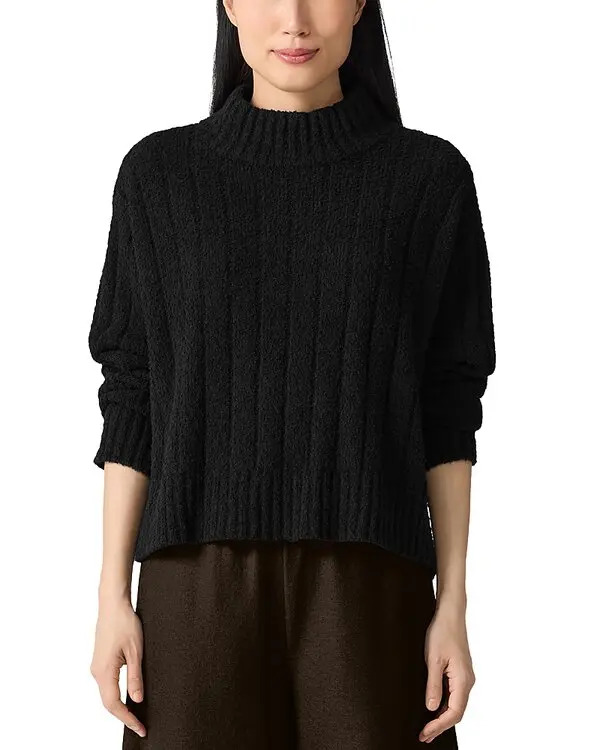 Cashmere Sweater Eileen Fisher Mock Turtleneck Eileen Fisher