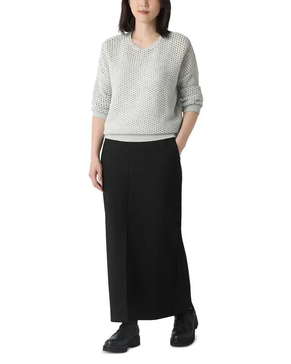 Eileen Fisher Crewneck Wool Sweater