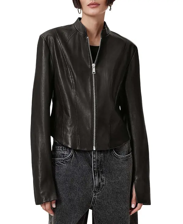 ALLSAINTS Sadler Leather Biker Jacket