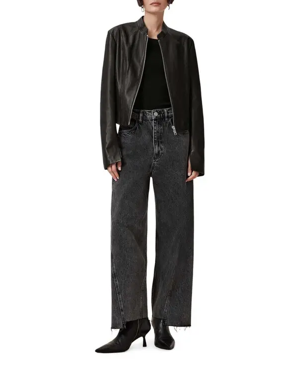 ALLSAINTS Sadler Leather Biker Jacket