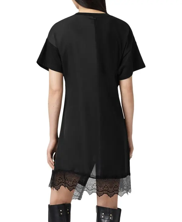 Allsaints Lana Lace Dress - Black | Editorialist
