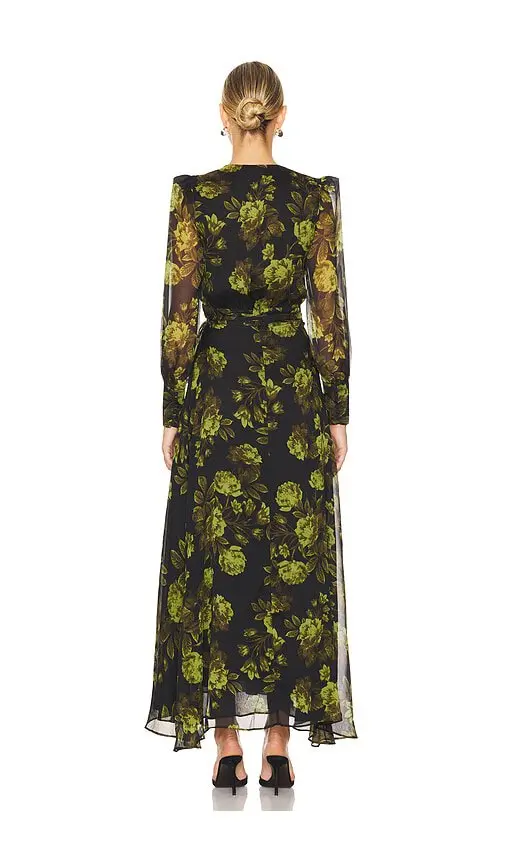 chinese dress ladies Annie Burgundy Satin Bardot Maxi Dress With Split Wrap Skirt  Club L  London