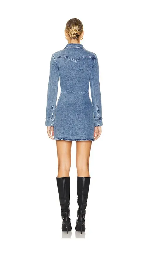 Amanda Uprichard Forester Denim Shirt Dress