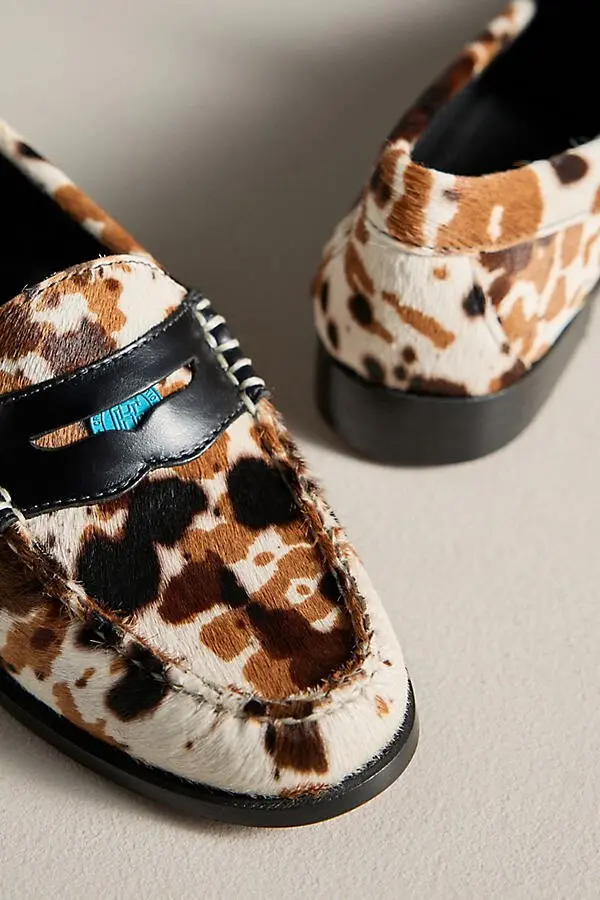 G.H.BASS Whitney Weejuns Leopard Loafers