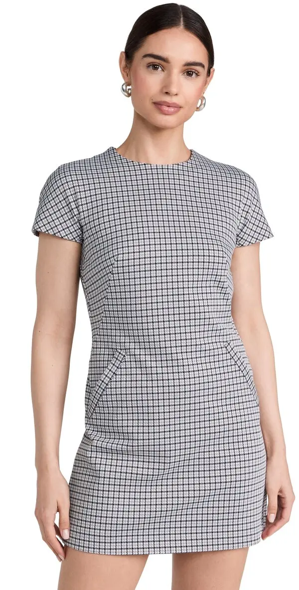 Theory Plaid Dolman Dress In Cinder Multi - 70% Off | Editorialist