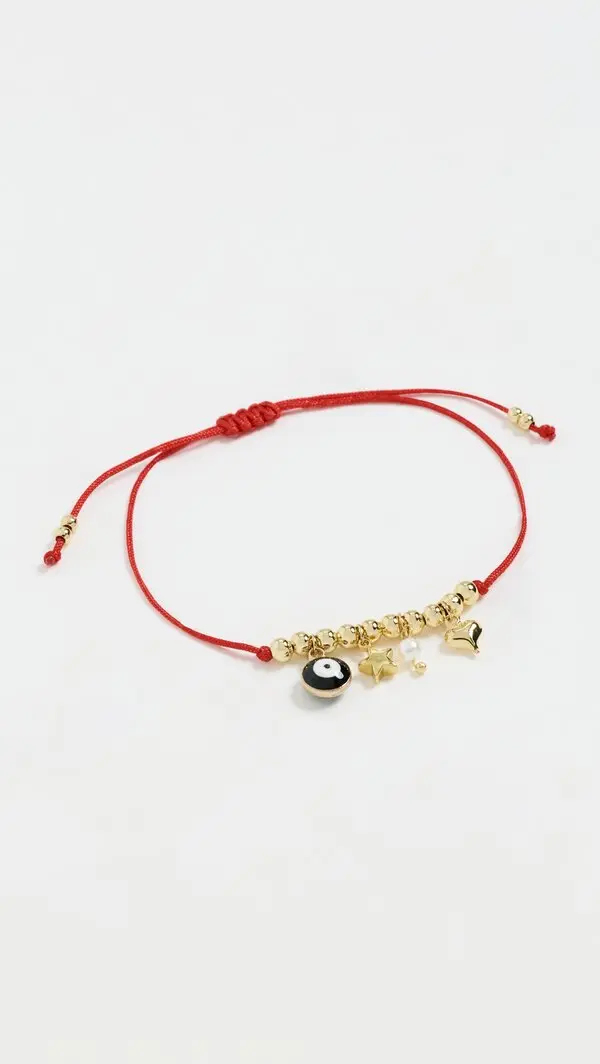 Alexa Leigh Evil Eye Bracelet - Red