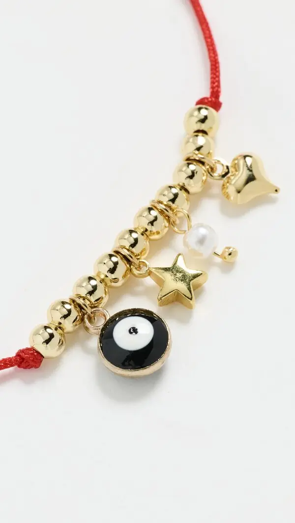 Alexa Leigh Evil Eye Bracelet - Red