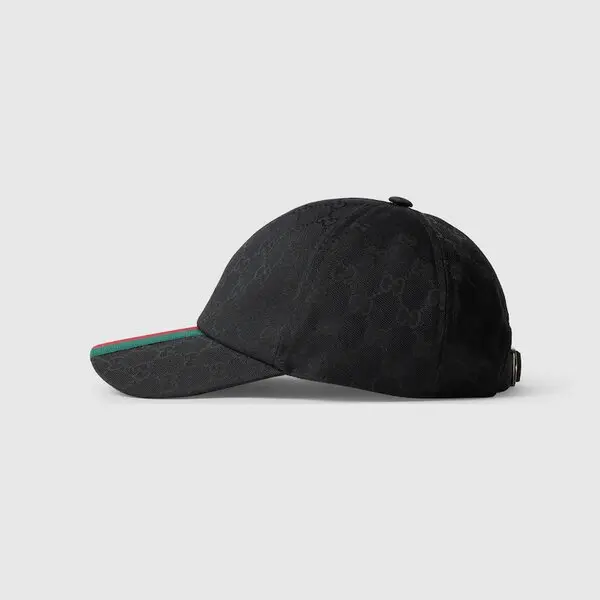 Gucci Gg Canvas Baseball Cap - Black