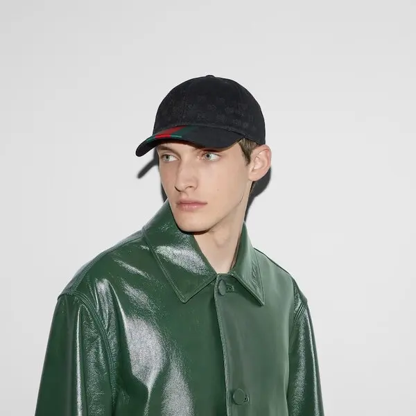 Gucci Gg Canvas Baseball Cap - Black