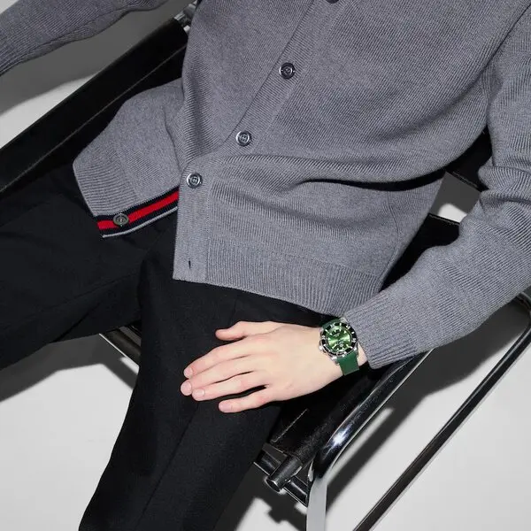 Gucci Dive Watch, 40mm Steel - Green