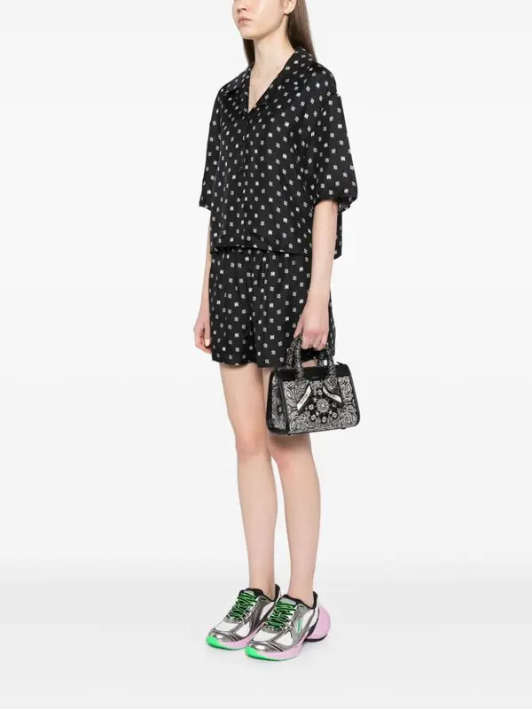 Amiri Bandana Micro Triangle Crossbody Bag