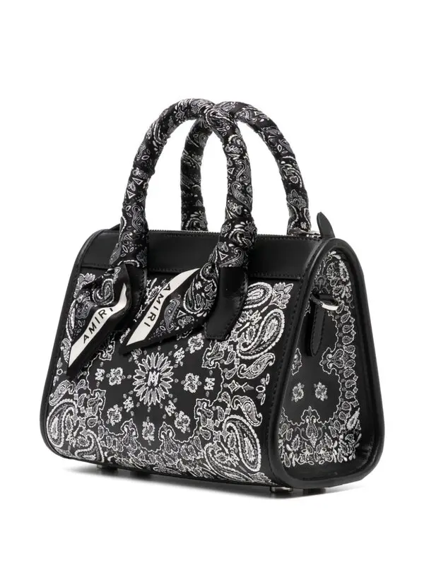 Amiri Bandana Micro Triangle Crossbody Bag