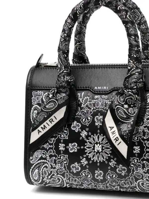 Amiri Bandana Micro Triangle Crossbody Bag