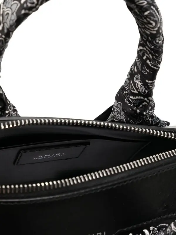 Amiri Bandana Micro Triangle Crossbody Bag