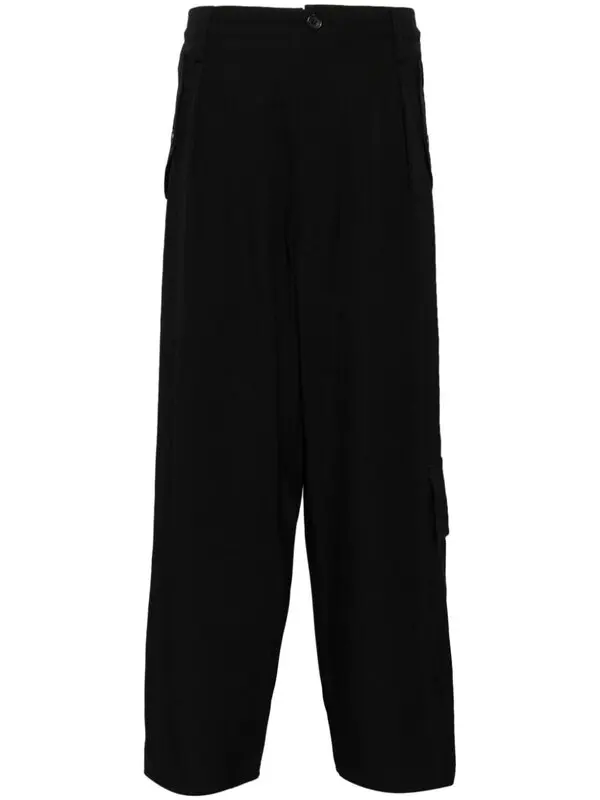 Yohji Yamamoto Wool Cropped Trousers