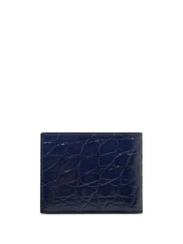 FERRAGAMO Gancini Crocodile-embossed Wallet