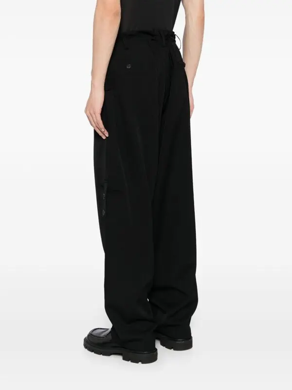 Yohji Yamamoto Tuck Tab Trousers