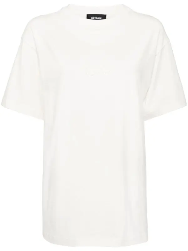 We11Done Pearl Bear T-shirt - Neutrals