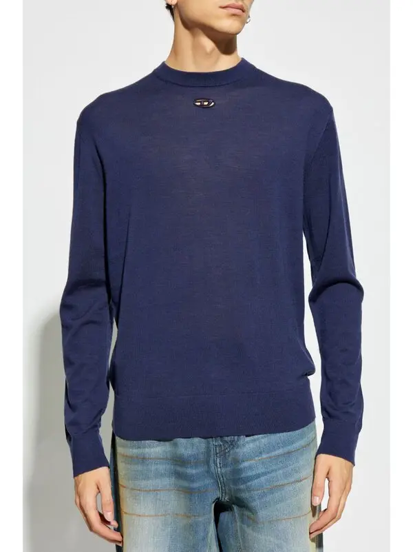 DIESEL® K-garth Wool Jumper - Blue