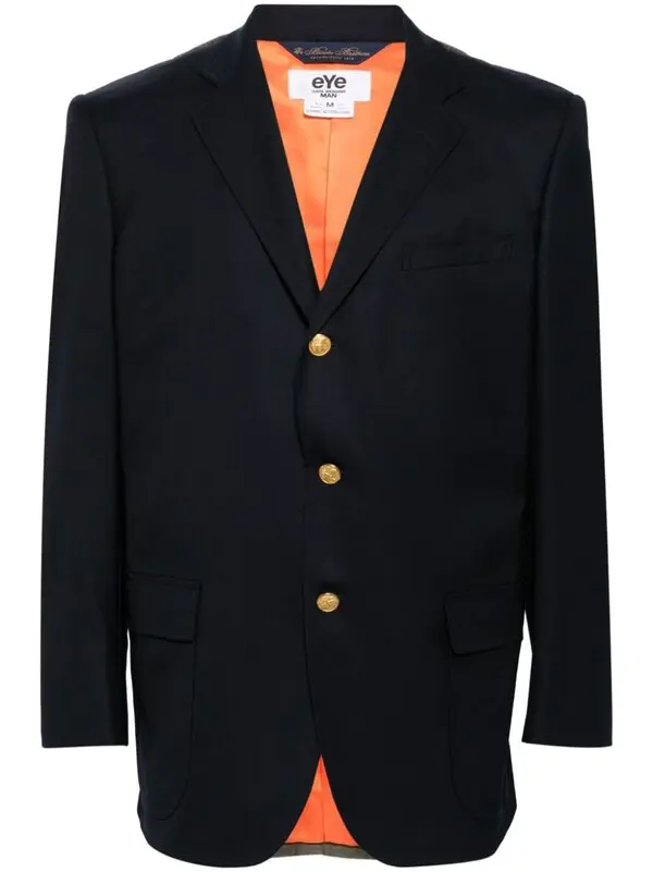 Junya Watanabe Notched Lapel Checked Blazer