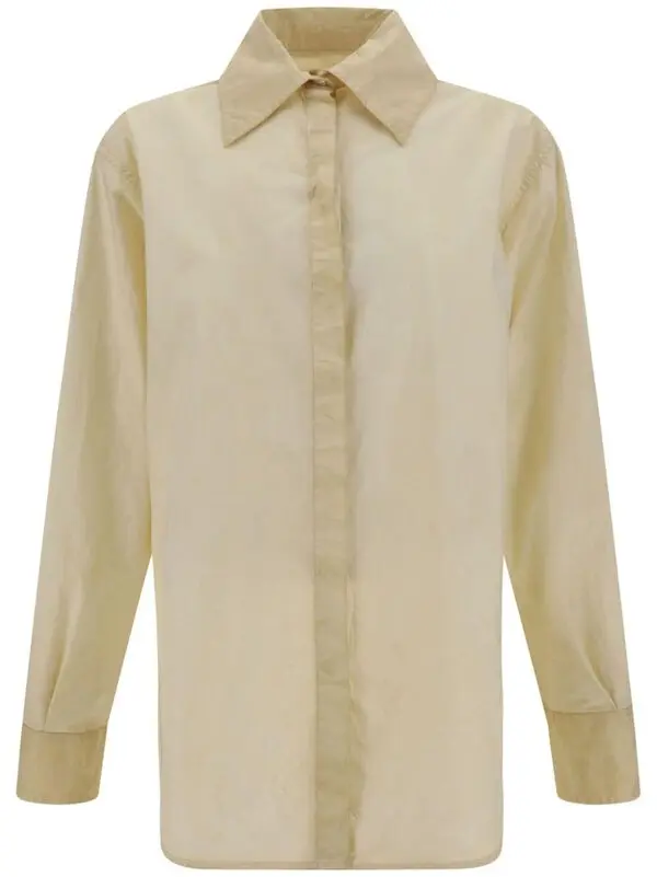 QUIRA Cotton Shirt - Neutrals