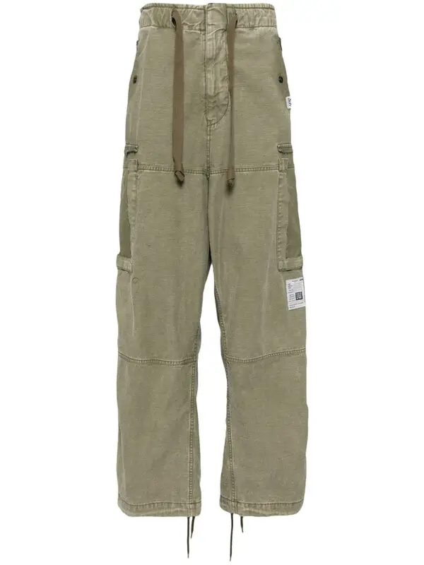 Mihara Yasuhiro Cotton Cargo Pants - Green