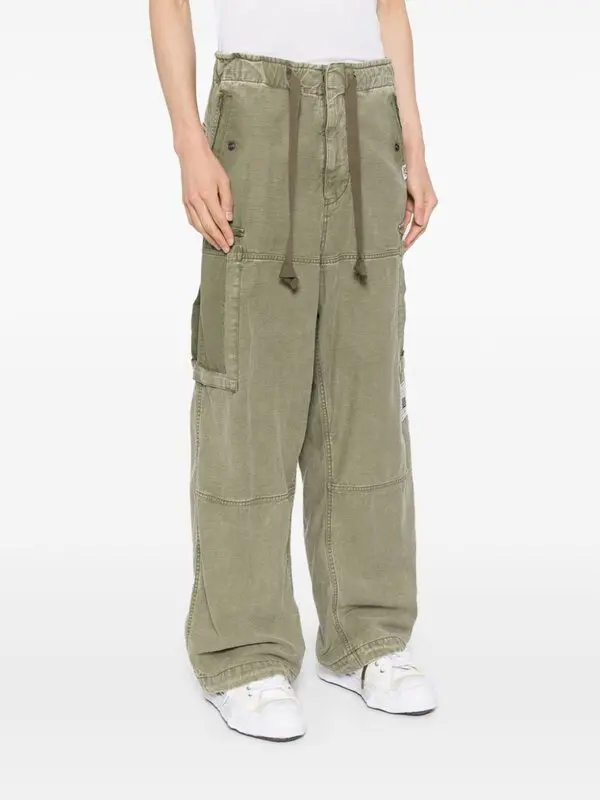 Mihara Yasuhiro Cotton Cargo Pants - Green
