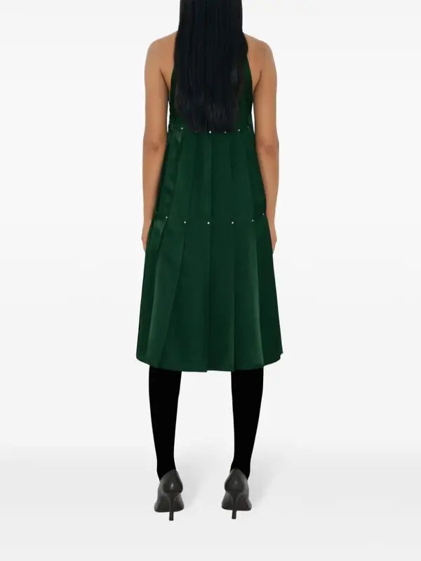 Buy Burberry Studded Satin Dress - Green At 46% Off | Editorialist