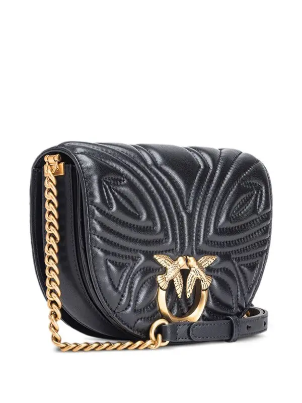 Pinko Love Leather Crossbody Bag