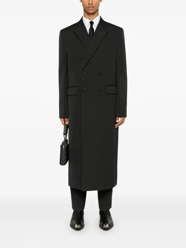 Gucci Ancora Embroidered Wool Coat