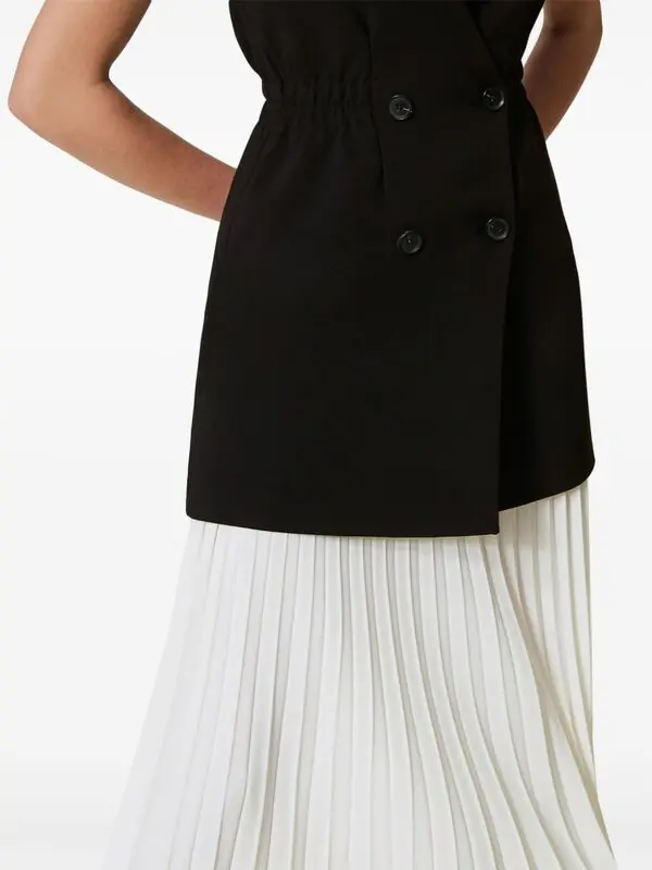 TWINSET Pleated Maxi Dress