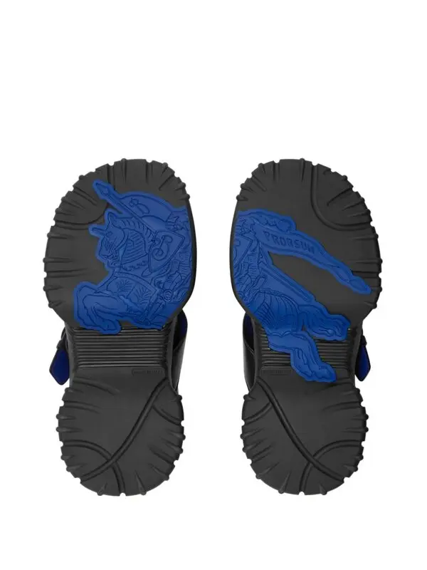 Burberry Pebbled Leather Sandals