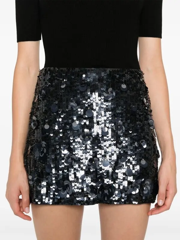 P.a.r.o.s.h Sequined Mini Skirt