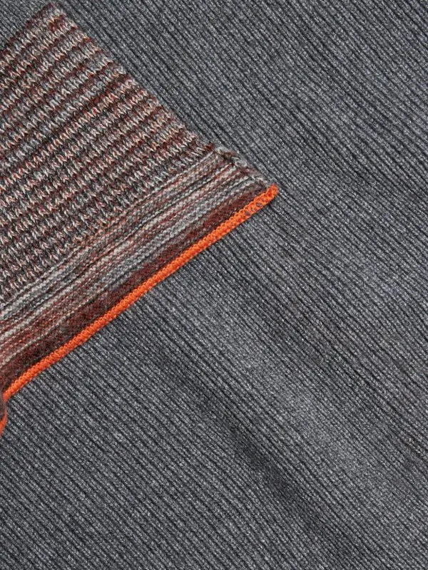 Etro Ribbed-knit Midi Dress - Grey