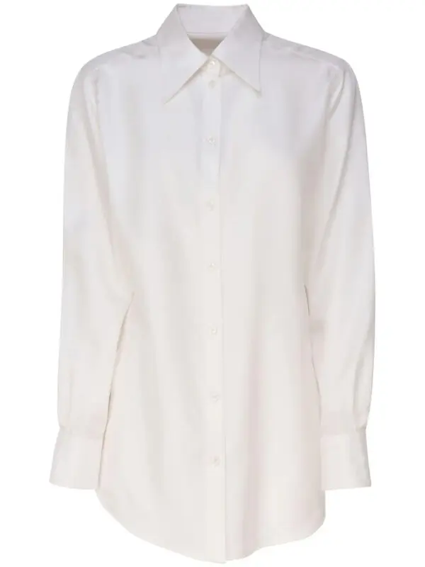 Dolce & Gabbana Long-sleeve Silk Shirt