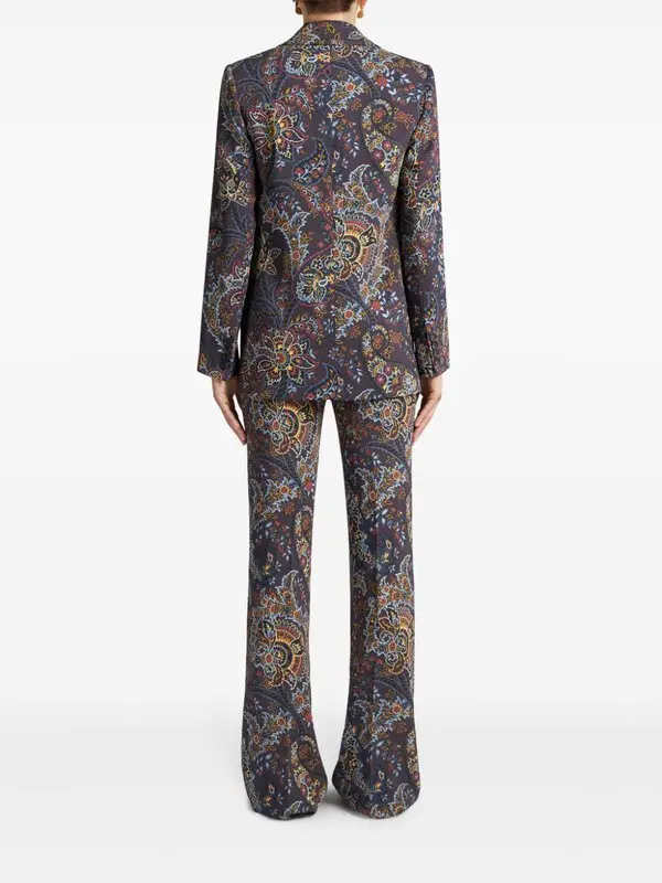Etro Paisley-print Single-breasted Blazer