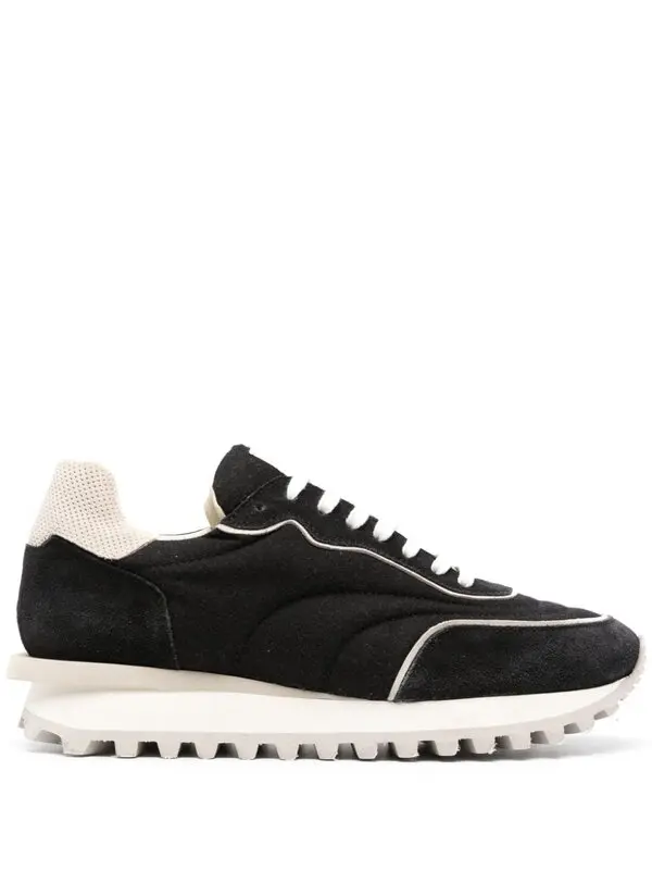 Eleventy Suede Sneakers - Black