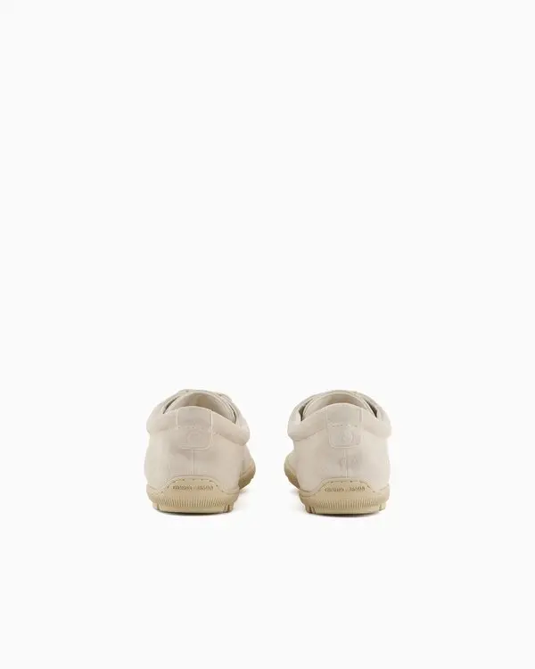 Giorgio Armani Suede Sneakers - White