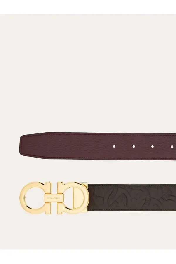 FERRAGAMO Reversible Gancini Belt