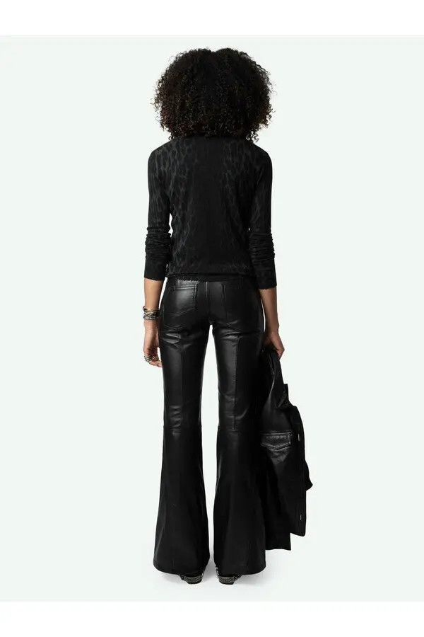 Zadig&Voltaire Rivy Leopard Cashmere Sweater