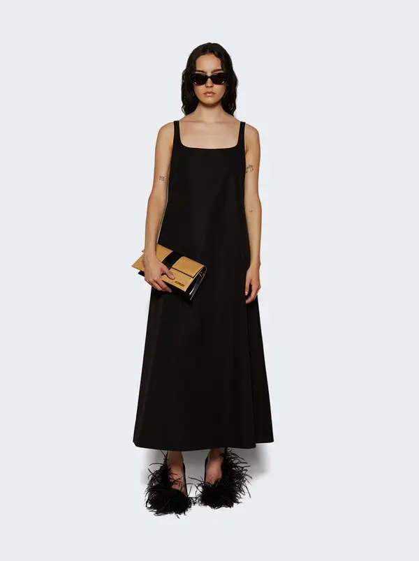 Jacquemus Le Bambino Long Shoulder Bag - Ivory And Black
