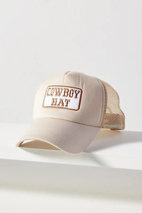 Anthropologie Worn/West Chalet Cowboy Trucker Hat Worn/West Saddle Up Trucker Hat | Anthropologie main image 2