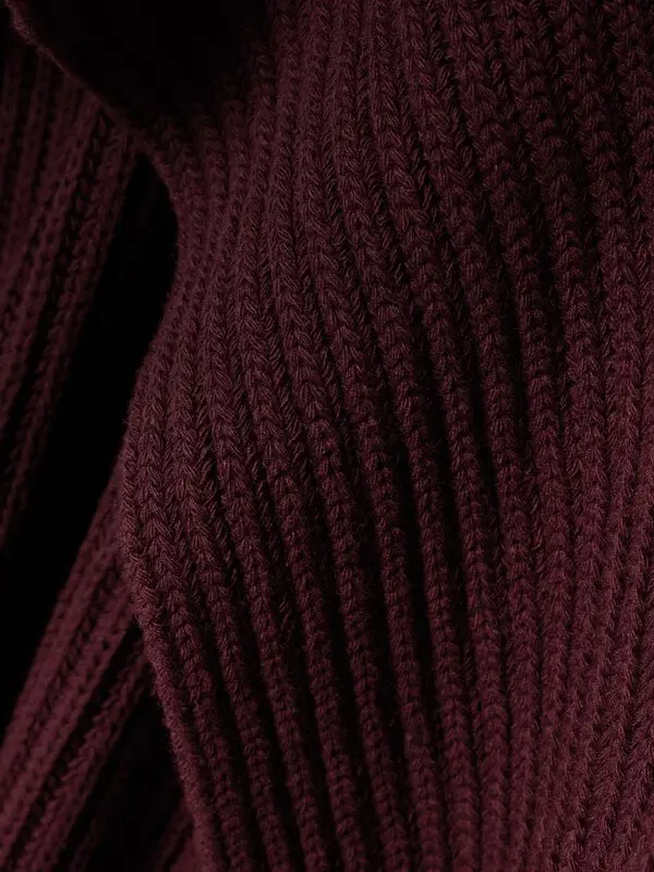 Erdem Ribbed Wool And Cashmere-blend Poncho