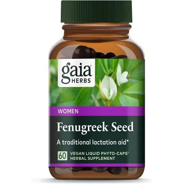 GAIA HERBS PRO Fenugreek Seed Capsules 60 Capsules