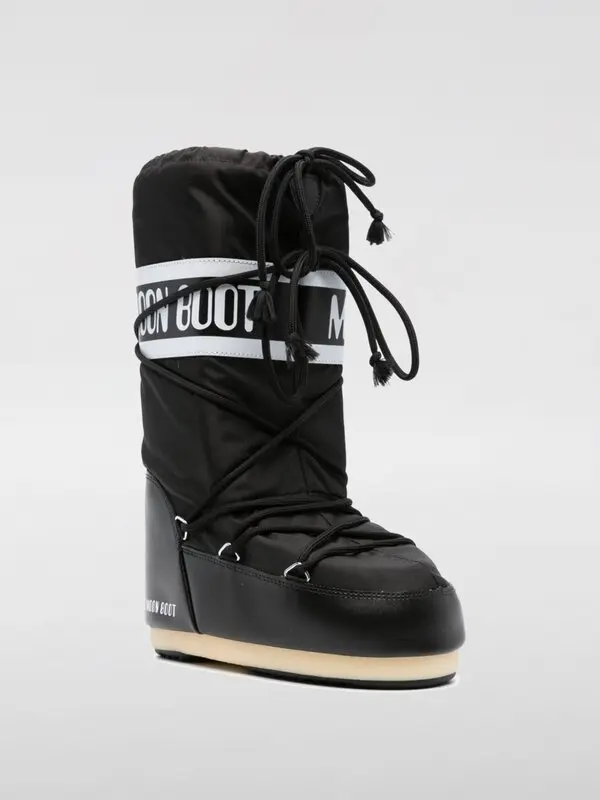 Moon Boot Lace-up Boots - Black