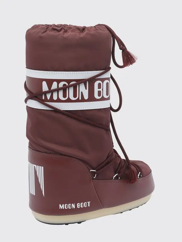 Moon Boot Tie Fastening Boots - Violet