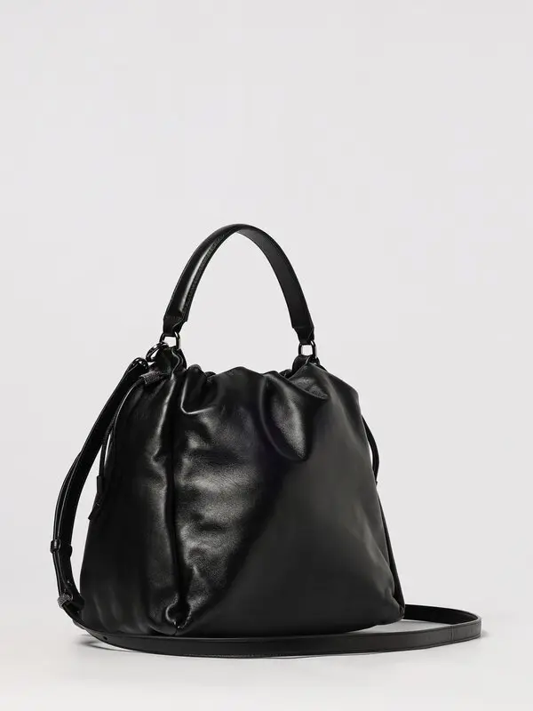 Brunello Cucinelli Drawstring Bag - Black